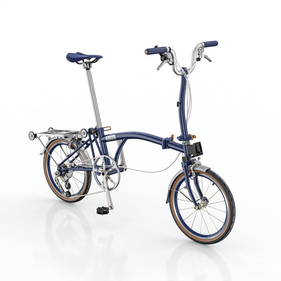 Sunrimoon Folding Bike 7 Speed B0B7 Navy Blue – Ferrobike HK